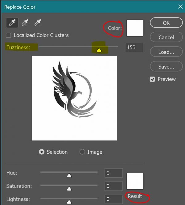 How to replace a single color in Photoshop?