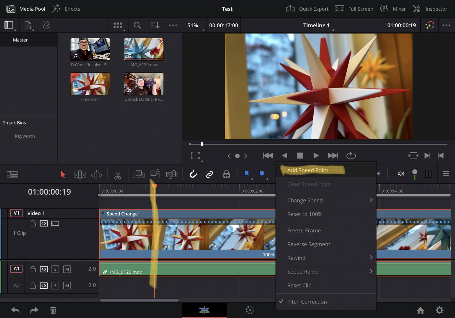 DaVinci Resolve iPad: Smooth Speed Ramp Tutorial