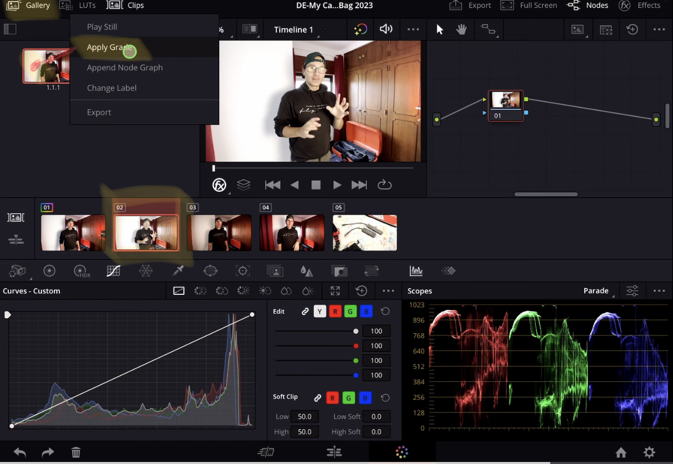 How To Color Correct iPhone Footage in DaVinci Resolve iPad