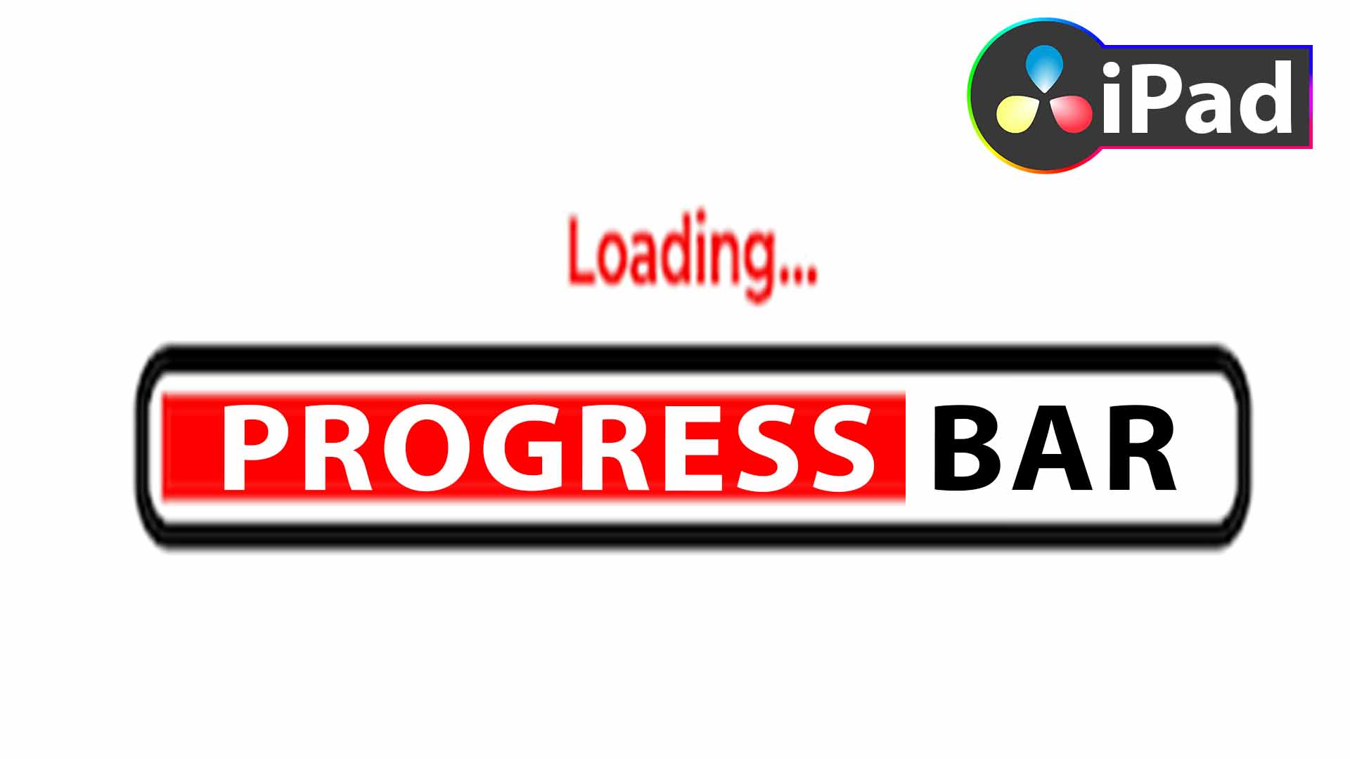 How To Make PROGRESS BAR Animation in DaVinci Resolve iPad
