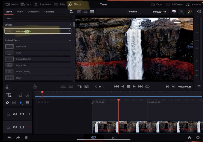 How to add simple GLITCH EFFECT in DaVinci Resolve iPad