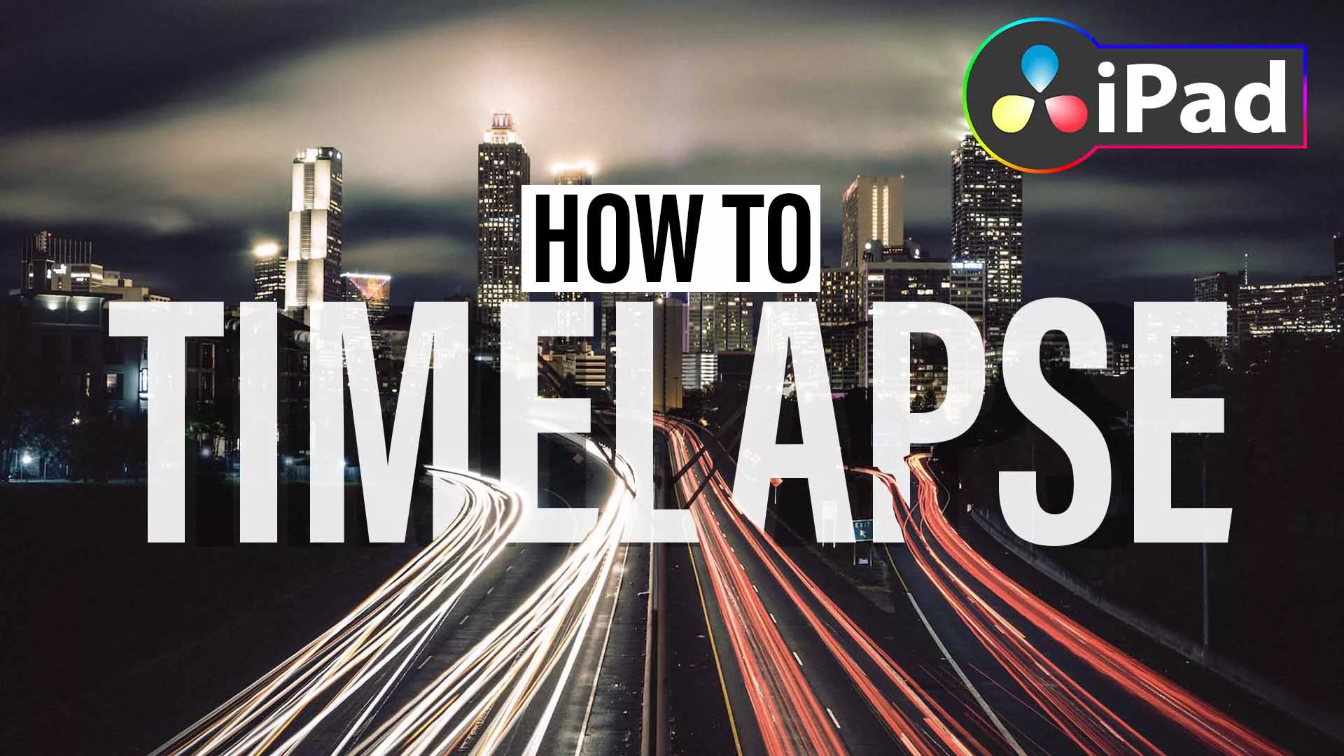 How To TIMELAPSE in DaVinci Resolve iPad