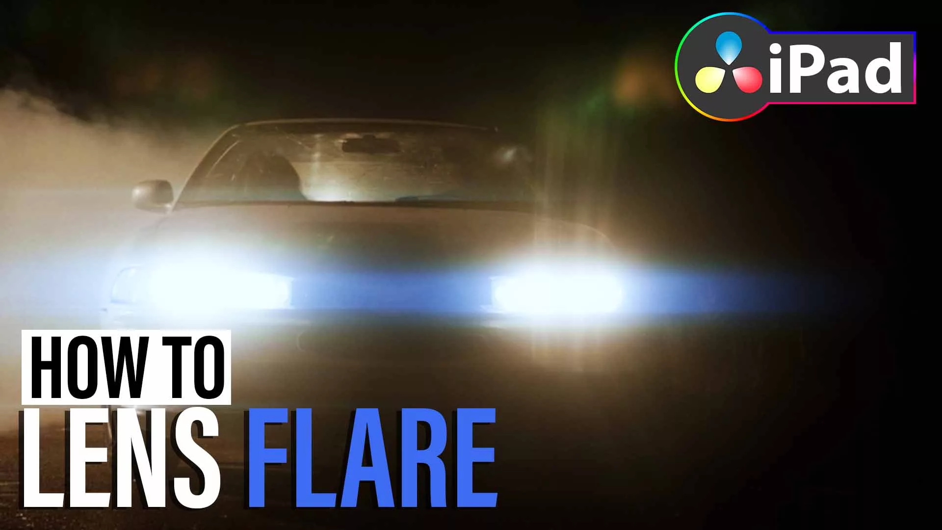 How To create simple LENS FLARE in DaVinci Resolve iPad
