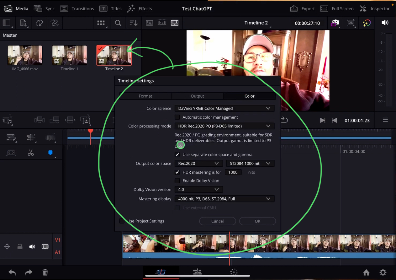 DaVinci Resolve iPad TIMELINE SETTING You should know!