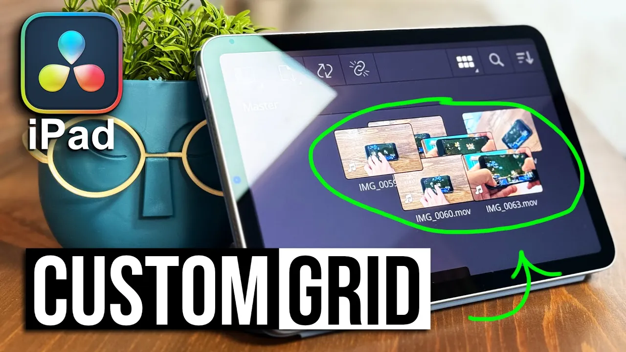 Stop the Chaos! How To Use Custom Grid in DaVinci Resolve iPad?